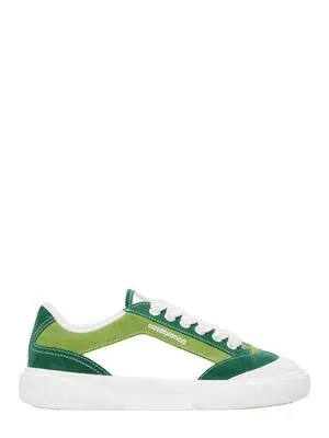 Casablanca Casablanca 'Del Mar' Sneakers With Rubber Toe Cap And Embroidered Detailing Green
