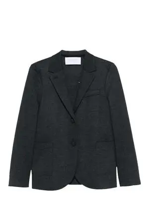 Harris Wharf London Single-breasted Blazer - Grey