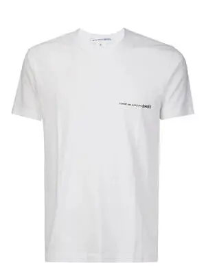 Comme Des Garçons Logo T-shirt - White