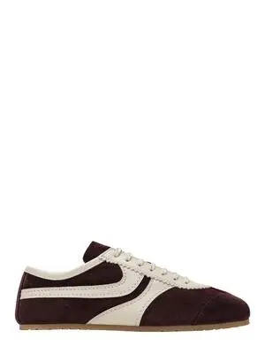 Dries Van Noten Dries Van Noten Suede Lace-Up Sneakers Purple