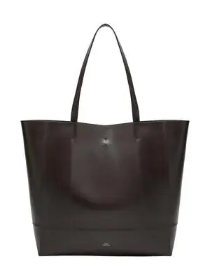 TOTEME TOTEME Roam Leather Tote Bag Brown