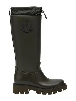 Moncler Kickstream High Waterproof Rain Boots - Green