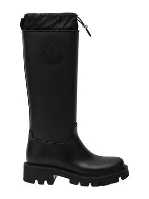 Moncler Kickstream High Rain Boots - Black
