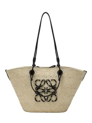 Loewe Medium Anagram Basket Bag - Beige