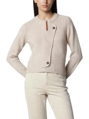 Isabel Marant Étoile Wool Zip-up Cardigan - Beige