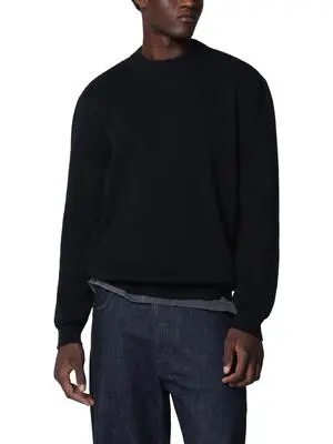 GOLDEN GOOSE Golden Goose Deluxe Brand Distressed Cotton-Blend Crewneck Sweater