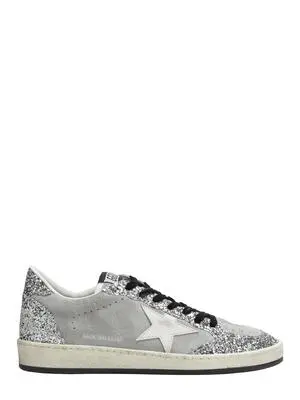 GOLDEN GOOSE Ball Star Glitter Sneakers - Grey
