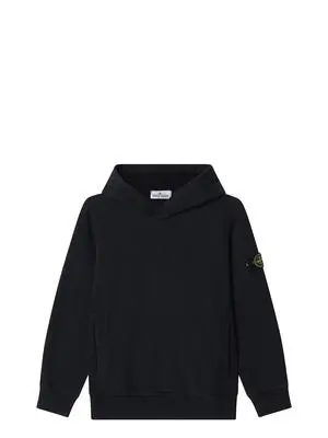 Stone Island Cotton Hoodie - Black