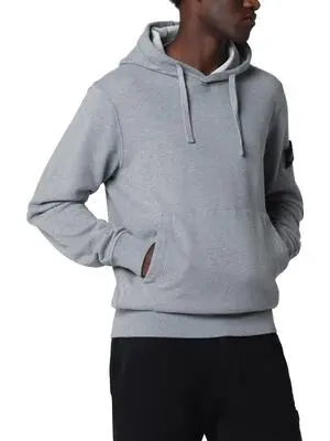 Stone Island Mélange Cotton Hoodie - Grey