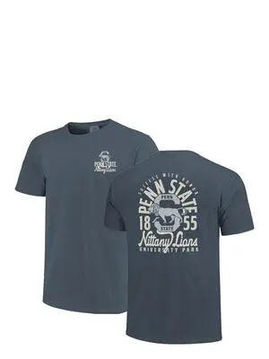 IMAGE ONE Penn State Nittany Lions Comfort Colors Mascot Overlay T-shirt - Navy