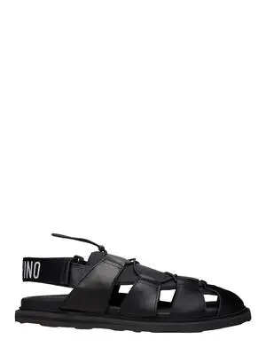 Moschino Sporty Sandals - Black