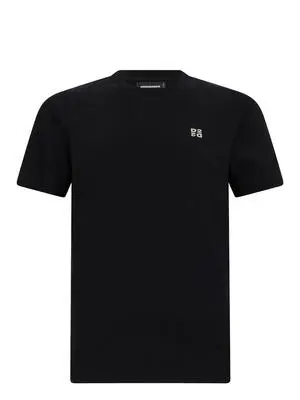 Dsquared2 Metal Upside Down Logo T-shirt - Black