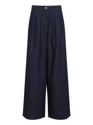 Dries Van Noten DRIES VAN NOTEN Wide-Leg Denim Trousers Blue