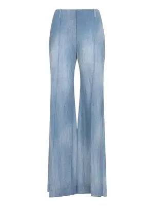 ERMANO SCERVINO Ermanno Scervino Wide-leg Polyester Pants - Blue