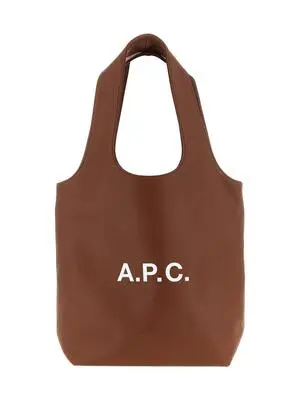 A.p.c. Ninon Small Tote Bag - Brown