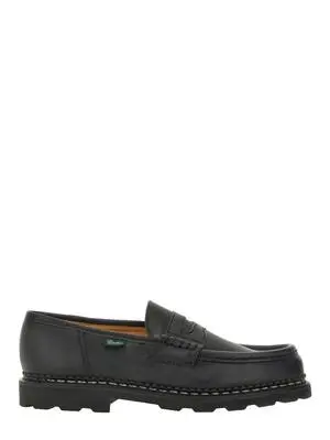 Paraboot Leather Loafers - Black