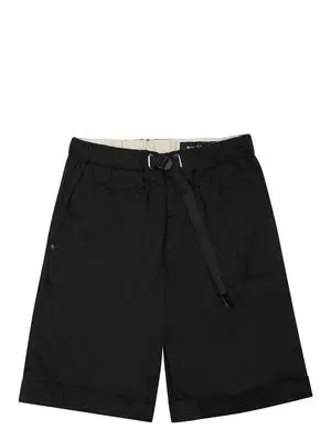WHITE SAND Tailored Shorts - Black