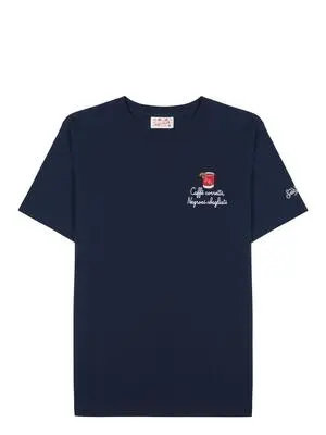 MC2 SAINT BARTH T-shirt Con Ricamo - Blue