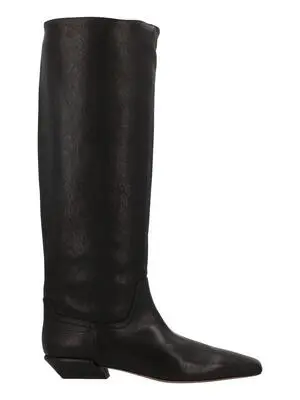 Paris Texas Bettina 25 Leather Boots - Black