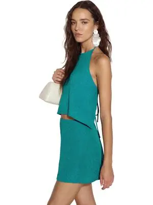 REFORMATION Nina Knit Two Piece Set - Blue