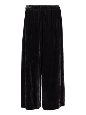 P.a.r.o.s.h Elegant Silk Blend Trousers - Brown