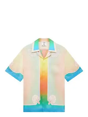 Casablanca Cuban Collar Short Sleeve Shirt - Luciddream