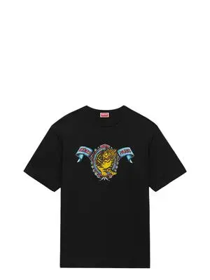 Kenzo Tiger Print Crewneck Sweatshirt - Nero