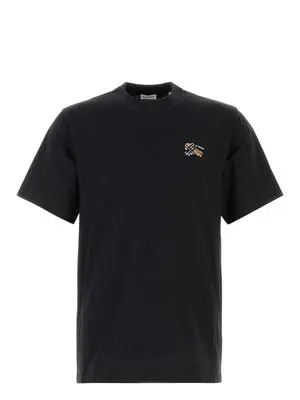 Burberry Cotton Crewneck T-shirt - Black