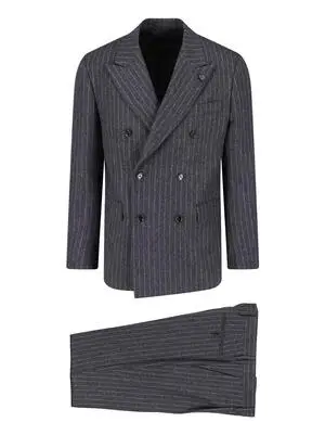 LARDINI 100% Wool Dress - Grey