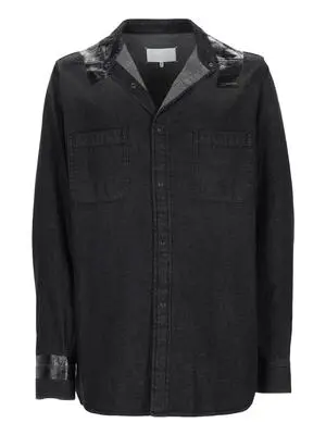 MAISON MARGIELA 100% Cotton Shirt, Made In Italy - Black