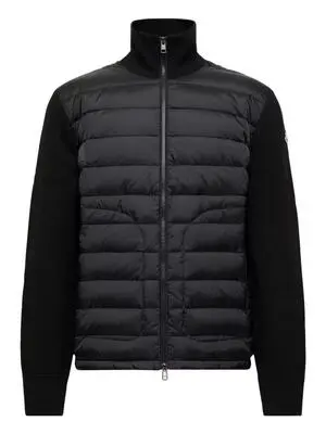 Moncler Down-filled Zip-up Sweatshirt - Nero