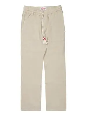 MC2 SAINT BARTH Linen Drawstring Trousers - Beige