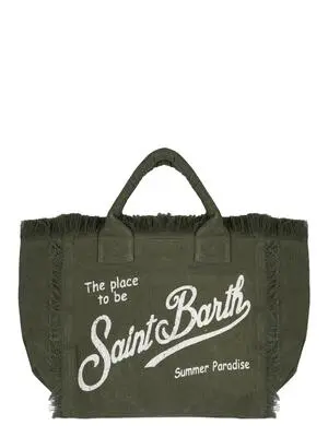 MC2 SAINT BARTH Linen Handbag - Green