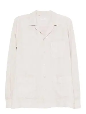 Boglioli Classic Casual Button-up Shirt - Ivory
