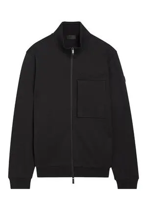 Moncler Embossed Logo Cotton Jacket - Black