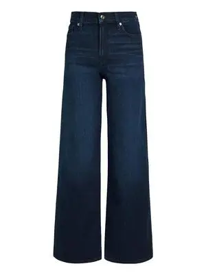 FRAME Le Slim Palazzo Wide-Leg Jeans Navy