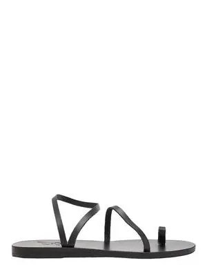 ANCIENT GREEK SANDALS Eleftheria Leather Sandals - Black