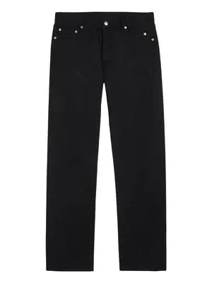 Rick Owens Kurdt Cotton And Wool-blend Jeans - Black