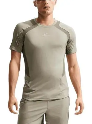 Nike Pro Dri-fit Adv T-shirt - Light Army/medium Olive/light Liquid Lime