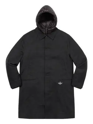 Supreme X Undercover Trench Puffer Jacket - Black