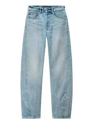 Alexander Wang Alexander Wang Mid-Waisted Wide-Leg Jeans Faded Blue