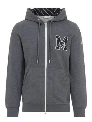Moncler Zip Up Cardigan - Gray