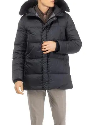 GORSKI GORSKI Down Parka With Toscana Lamb Hood Trim