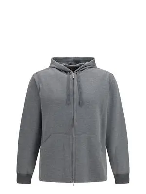 Loro Piana Whitney Hooded Sweatshirt - Grey