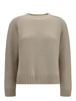 Loro Piana Parksville Cashmere Crewneck Sweater - Beige