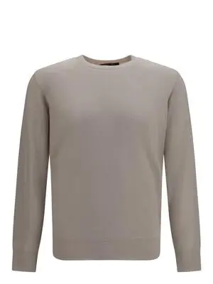 Loro Piana Cashmere Crew Neck Sweater - Cream