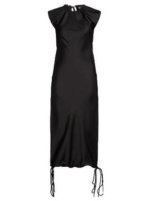 Attico Midi Dress Polyester - Black