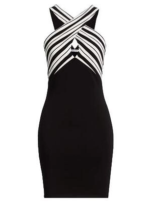 Patrizia Pepe Bodycon Mini Dress - Black