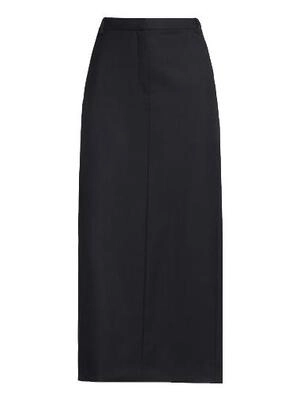 Theory Midnight Wool Blend Pencil Skirt - Blue