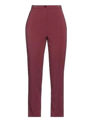 Patrizia Pepe Garnet Polyester Stretch Tapered Pants - Red